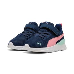 Puma Kinder Sneaker "ANZARUN LITE AC INF", Gr. 20, blau, Textil, unifarben, Schuhe, mit Klettverschluss, mit CMEVA-D&auml;mpfung, aus Textil