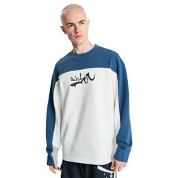 Quiksilver Herren Sweatshirt "YG Factor"wei&szlig;, Gr. S, Obermaterial: 45% Walkfrottier, 40% Walkfrottier, 15% Microfaser;, Sweatshirts