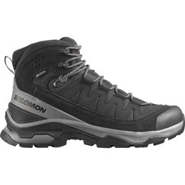 Salomon Herren Wanderschuh "QUEST ECHO GORE TEX", Gr. 47, schwarz, Leder, Synthetik, Schuhe, wasserdicht