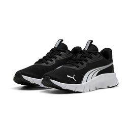 Puma M&auml;dchen Sneaker "FLEXFOCUS LITE MODERN JR", Gr. 39, schwarz-wei&szlig;, Textil, Schuhe, f&uuml;r Jugendliche, atmungsaktives Obermaterial aus Textil