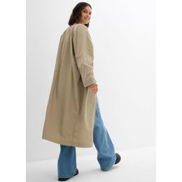 bonprix Damen Umstandsmantelnew khaki, Gr. 46, unifarben, Web, Obermaterial: 100% Polyester. Futter: 100% Polyester, M&auml;ntel, l&auml;ssige Passform, mit