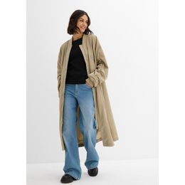 bonprix Damen Umstandsmantelnew khaki, Gr. 40, unifarben, Web, Obermaterial: 100% Polyester. Futter: 100% Polyester, M&auml;ntel, l&auml;ssige Passform, mit