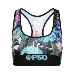Sport-BH PSD "PSD BFLY TAGS SB", Damen, Gr. S, Cup 0, multi, 88% Polyester, 12% Elasthan, BHs Sport-BH