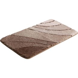 Badematte OTTO HOME, H:20mm, beige, Polyester, Badematten, "Josie, Badvorleger, Badezimmer Teppich", Badteppich, Badematten, rechteckig, rund & als