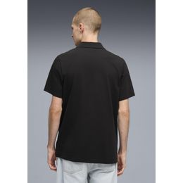 Puma Herren Poloshirt "BMW MMS ESS POLO", schwarz, Gr. S, bedruckt, Jersey, Obermaterial: 100% Baumwolle, Shirts, Regular Fit, Kurzarm, mit