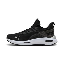 Puma Damen Slip-On Sneaker "SOFTRIDE ENZO 5 HYPE", Gr. 42, schwarz-wei&szlig;, Textil, Schuhe, leicht profilierte Gummi-Laufsohle, nicht herausnehmbare