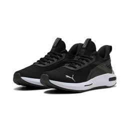 Puma Damen Slip-On Sneaker "SOFTRIDE ENZO 5 HYPE", Gr. 47, schwarz-wei&szlig;, Textil, Schuhe, leicht profilierte Gummi-Laufsohle, nicht herausnehmbare