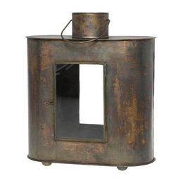 Chic Antique Laterne mit Glasfenster H32/L28/B15 cm skandinavische Deko Online Shop