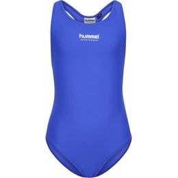 Hummel Athletic Swimwear 'Solid' girl size 116 Ultramarine blue / White