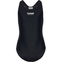 Hummel Athletic Swimwear 'JR Solid' girl size 122 Black / White