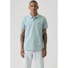 Levi's LEVI'S Herren Poloshirt "LEVIS HM POLO", blau, Gr. M, Jersey, Obermaterial: 100% Baumwolle, Shirts, mit Markenlogo auf der Brust