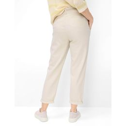 Damen 5-Pocket-Hose "Style CARRIE", beige, Gr. 46, RAPHAELA BY Brax, Denim/Jeans, 63% Baumwolle, 24% Lyocell, 11% Leinen, 2% Elasthan, Hosen