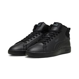 Puma Damen Winterboots "SMASH 3.0 MID WTR", Gr. 44,5, schwarz, Synthetik, unifarben, Schuhe, gef&uuml;ttertes Innenmaterial, mit Schn&uuml;rung, aus Synthetik