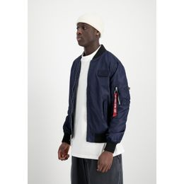 Herren Bomberjacke "MA-1 TTC Light", blau, Gr. S, Alpha Industries, Shell: 100% Nylon. Lining: 100% Nylon, Jacken