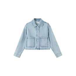 MANGO TEEN Between-Season Jacket female Blue size S
