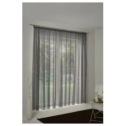 Vorhang WIRTH "LORCA" Gr. 2, braun, B:132cm H:180cm, Obermaterial: 66% Polyester, 34% Baumwolle, Gardinen