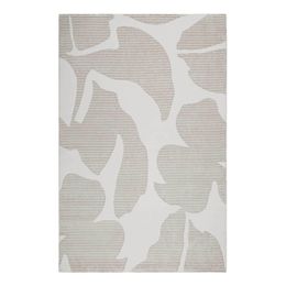 Teppich Esprit "Sara", beige, B:160cm H:12mm L:225cm, Polypropylen, Teppiche, Teppich, Kurzflorteppich, gewebt, floral, modern, Wohnzimmer, trendig