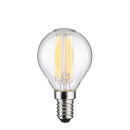 Paulmann LED-Leuchtmittel "Eco-Line Tropfen 840lm 4W 3000K klar 230V", L:7,8cm &Oslash;:4,5cmtransparent, Leuchtmittel