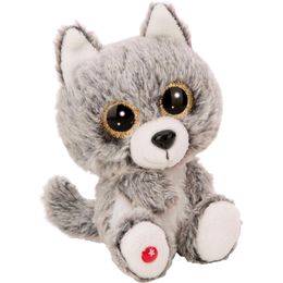 Kuscheltier Nici "Glubschis, Wolf Wynne, 15 cm schlenkernd", grau, Pl&uuml;schfiguren, KinderB:10cm H:15cm L:8cm, Polyester, Kuscheltier, B:10cm H:15cm L:8cm
