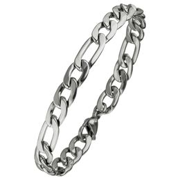 Armband Jobo, silber (edelstahlfarben), Armb&auml;nder, Herren, 21cm, Edelstahl, Armband, Edelstahl 21 cm