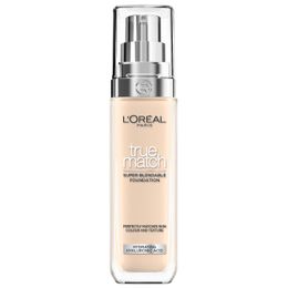 L'Or&eacute;al Foundation L'OR&Eacute;AL PARIS "TRUE MATCH FOUNDATION", beige (1.n neutral light), Teint-Kosmetika, Damen, 30ml, l&auml;sst sich m&uuml;helos verblenden, ohne sichtbare R&auml;nder zu hinterlassen