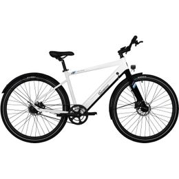 E-Bike SACHSENRAD "C3T" Gr. 48, wei&szlig;, Elektrofahrr&auml;der, 48cm, 28 Zoll (71,12cm), Riemenantrieb, Nur 18 kg (ohne Gep&auml;cktr&auml;ger und Schutzbleche)