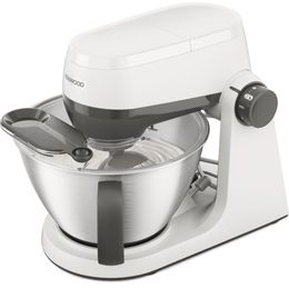 Kenwood K&uuml;chenmaschine "Multi Tasker KHC30.000WH", wei&szlig;, B:26,2cm H:29,4cm T:33,6cm, K&uuml;chenmaschinen, Aufbewahrung f&uuml;r 2 Aufs&auml;tze, Einhandsch&uuml;ssel & 44% leiser als KHC29, K&uuml;chenmaschine