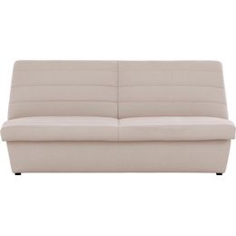 2-Sitzer "LOOKS VIII", beige (ecru), B:185cm H:92cm T:103cm, 100% Polyester, LOOKS by Wolfgang Joop, Sofas, Quersteppung, ohne Armlehnen, in zwei verschiedenen Gr&ouml;&szlig;en