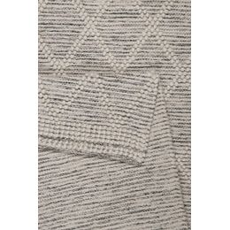 Teppich Esprit "Amy", wollwei&szlig;, B:50cm H:8mm L:80cm, Schurwolle, Teppiche, Teppich, Wollteppich, handgewebt, kurzflor, nat&uuml;rlich, geometrisch, schlicht