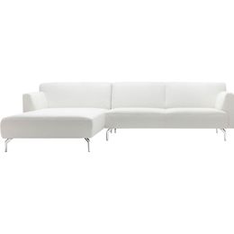 Ecksofa "CR.446 Designsofa mit erstklassigem Sitzkomfort zum Wohlf&uuml;hlen", wei&szlig; (perlwei&szlig; oskar), B:296cm H:82cm T:179cm, CREATION BY ROLF BENZ, Sofas, Ecksofa, in minimalistischer, schwereloser Optik, Breite 296 cm
