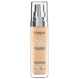 L'Or&eacute;al Foundation L'OR&Eacute;AL PARIS "TRUE MATCH FOUNDATION", beige (3.d, 3.w warm light medium), Teint-Kosmetika, Damen, 30ml, l&auml;sst sich m&uuml;helos verblenden, ohne sichtbare R&auml;nder zu hinterlassen