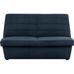 2-Sitzer "LOOKS VIII", blau (dunkelblau), B:145cm H:92cm T:103cm, 100% Polyester, LOOKS by Wolfgang Joop, Sofas, Quersteppung, ohne Armlehnen, in zwei verschiedenen Gr&ouml;&szlig;en