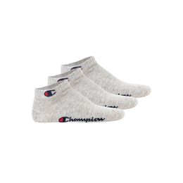 Kurzsocken Champion "Socken 3er Pack", Herren, Gr. 35-38, grau, Obermaterial: 72% Baumwolle CO. 26% Polyester PES. 2% Elasthan EL., Socken