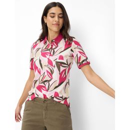 Brax Damen Poloshirt "Style CLEO S"pink, Gr. 46, 97% Baumwolle, 3% Elasthan, Shirts