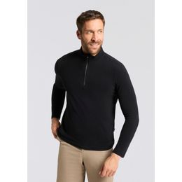 Fleeceshirt Killtec "KSW 63 MN FLC SHRT", Herren, Gr. 3XL, schwarz, Obermaterial: 100% Polyester, Shirts, w&auml;rmend