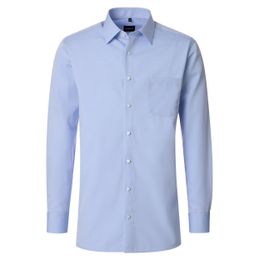 Businesshemd Venti "Venti Businesshemd uni", Herren, Gr. 41, Normalgr&ouml;&szlig;en, blau, 100% Baumwolle, unifarben, comfort fit, Hemden