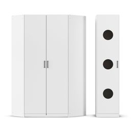 Rauch W&auml;scheschrank und Eckschrank &raquo;Allrounder&laquo; - 47x54x210cm - Holz / Holz