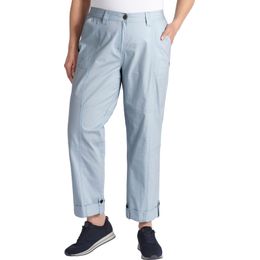 sheego Damen Hose mit Krempelfunktion hellblau Gr&ouml;&szlig;e 50