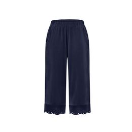 Tchibo - Culotte mit Stickerei - Damen - Gr. XL - dunkelblau