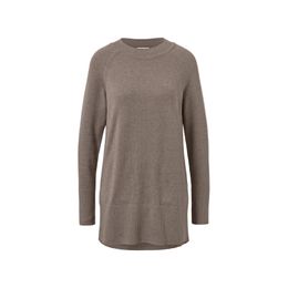 Tchibo - Langer Strickpullover - Damen - Gr. S - taupe