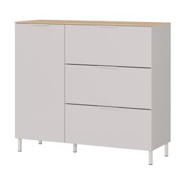 Tchibo - Kommode &raquo;Savoca&laquo; - 109x40x98cm - braun - Holz / Metall