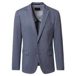Sakko Venti "Venti Sakko uni", Herren, Gr. 50, blau, 60% Polyester, 35% Viskose, 5% Elasthan, Sakkos Sakko
