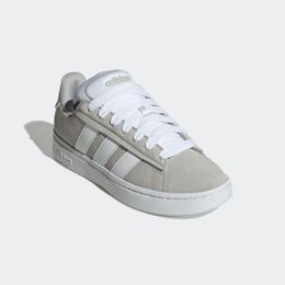 Sneaker adidas Sportswear "GRAND COURT ALPHA", Herren, Gr. 46, grau (grau two, ftwr wei&szlig;, grau two), Leder, Synthetik, Schuhe Sneaker, Design inspiriert vom adidas Campus 00, Topseller