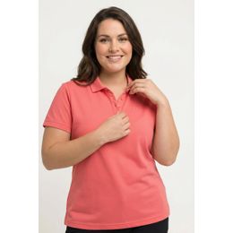 Poloshirt Maier Sports "D GG Poloshirt", Damen, Gr. 46, pink, Web, Obermaterial: 100% Polyester, unifarben, hoch geschlossener Ausschnitt, eingesetzt eingefasste Kante, Shirts
