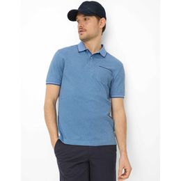 Poloshirt Brax "Style PATRICK", Herren, Gr. XXL (56), blau, 100% Baumwolle, Shirts