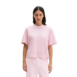 Marc O'Polo T-Shirt MARC O'POLO "aus recycelter und Bio-Baumwolle", Damen, Gr. L, dried rose, Obermaterial: 100% Baumwolle, unifarben, Basic, regular fit, Rundhals, Shirts T-Shirt