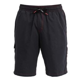 Boardshorts Quiksilver "YG Last Stance Volley 21", Herren, Gr. L, schwarz, Obermaterial: 100% Microfaser;, Hosen