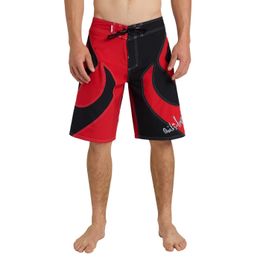Boardshorts Quiksilver "YG Surfsilk Interceptor 21", Herren, Gr. 28(XS), high risk rot, Obermaterial: 88% Microfaser, 12% Elasthan;, Hosen