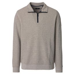 Sweatshirt Casamoda "Casamoda Sweatshirt uni", Herren, Gr. XL, beige, 90% Baumwolle, 10% Polyester, Sweatshirts Sweatshirt