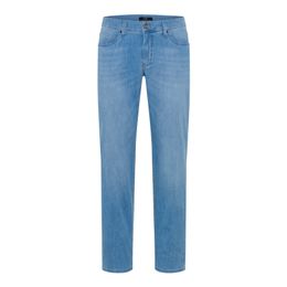 5-Pocket-Jeans Eurex By Brax "Style LASSE", Herren, Gr. 38, L&auml;nge 32, bleached, Denim/Jeans, 85% Baumwolle, 13% Polyester, 2% Elasthan, Jeans 5-Pocket-Jeans